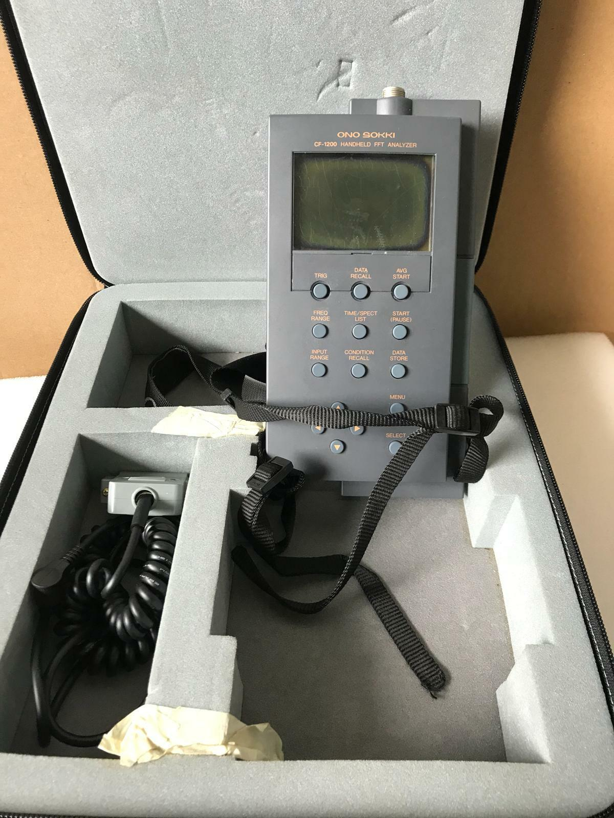 Ono Sokki CF-1200 Handheld FFT Analyzer * – Lagpat