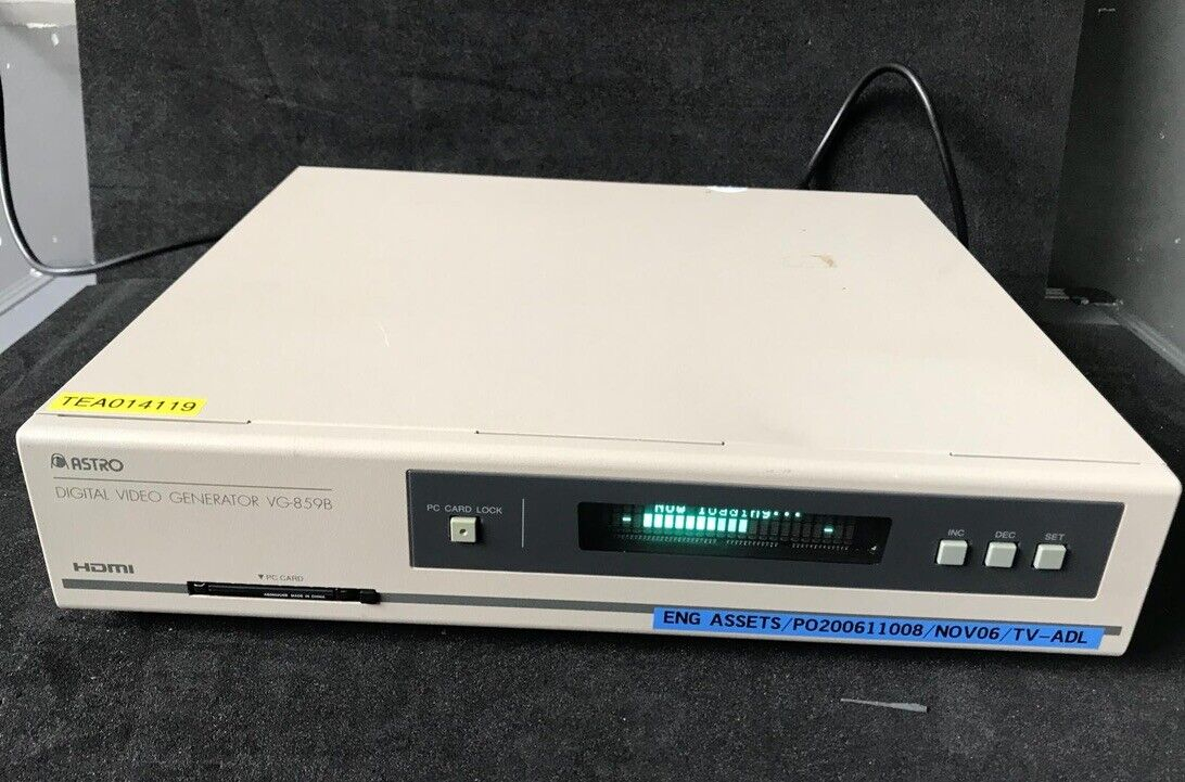 ASTRO Design VG859B Video Signal Generator – Lagpat