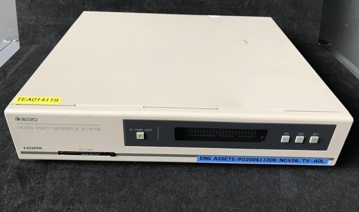 ASTRO Design VG859B Video Signal Generator – Lagpat