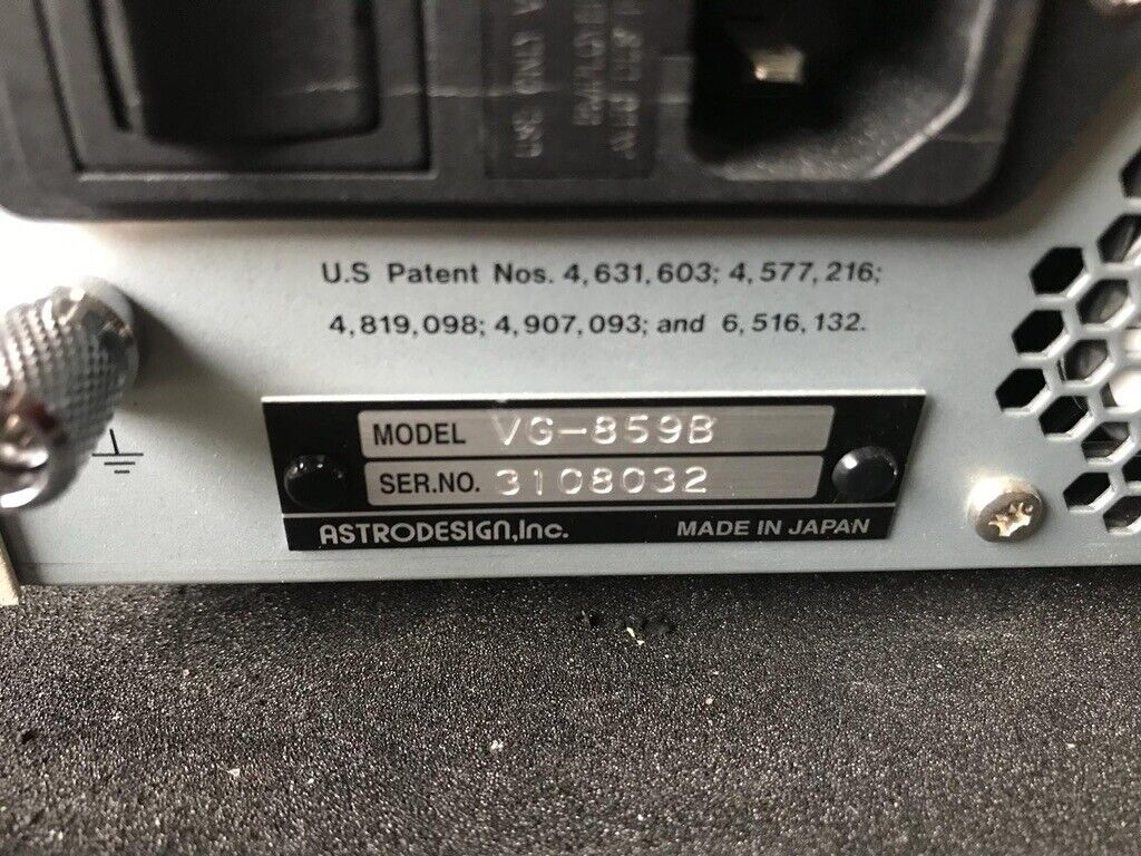 ASTRO Design VG859B Video Signal Generator – Lagpat