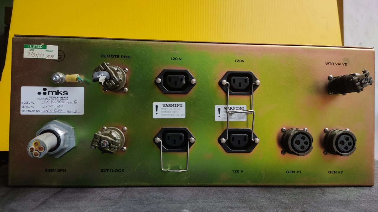 MKS Power Distribution Model No: 5A86306 – Lagpat