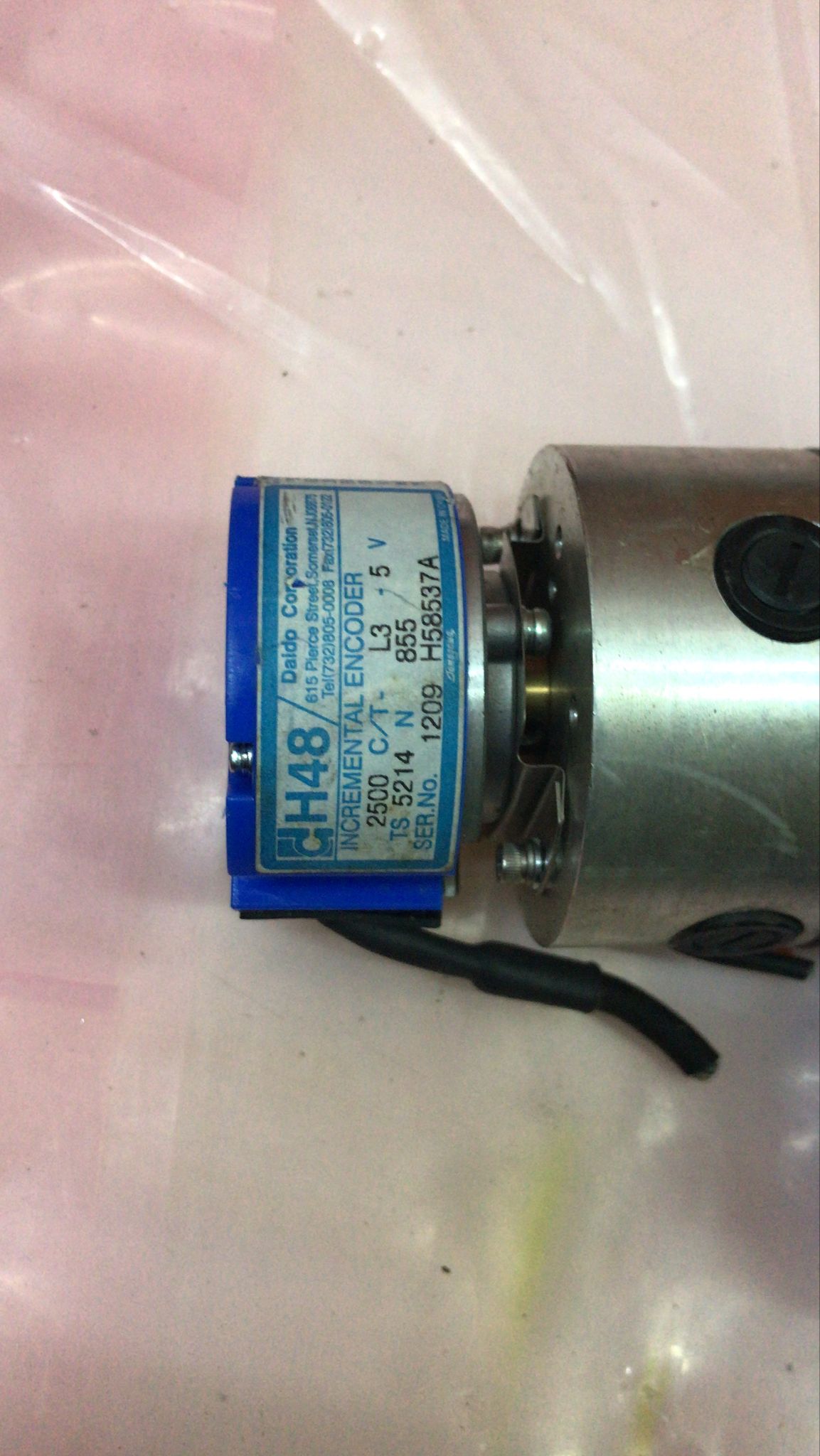 CM TECHNOLOGY N57-072G001X SERVO MOTOR W/ DAIDO H48 ENCODER – Lagpat