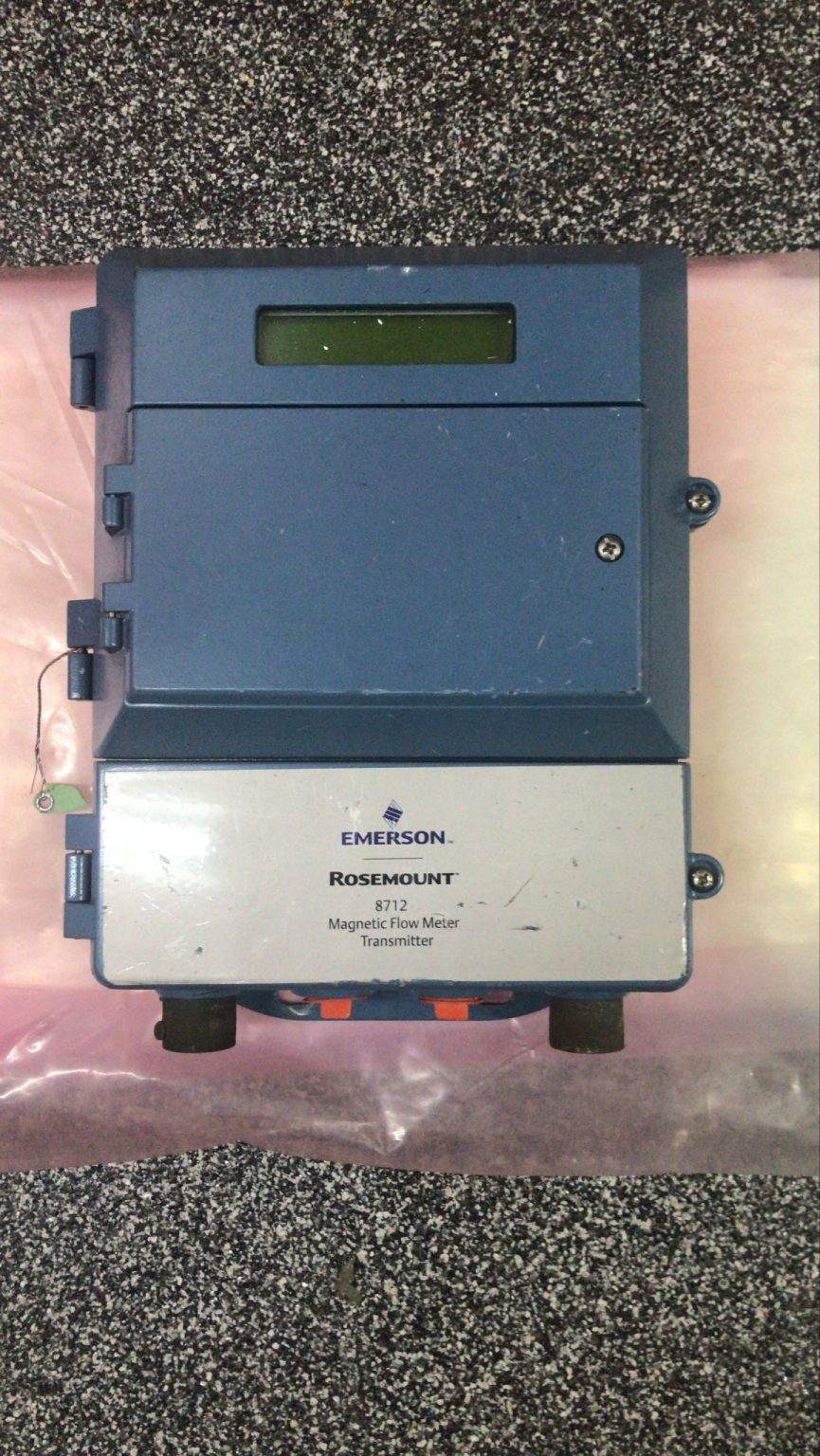 Emerson Rosemount 8712 Magnetic Flow Meter Transmitter 8712EMR1A1M4 ...